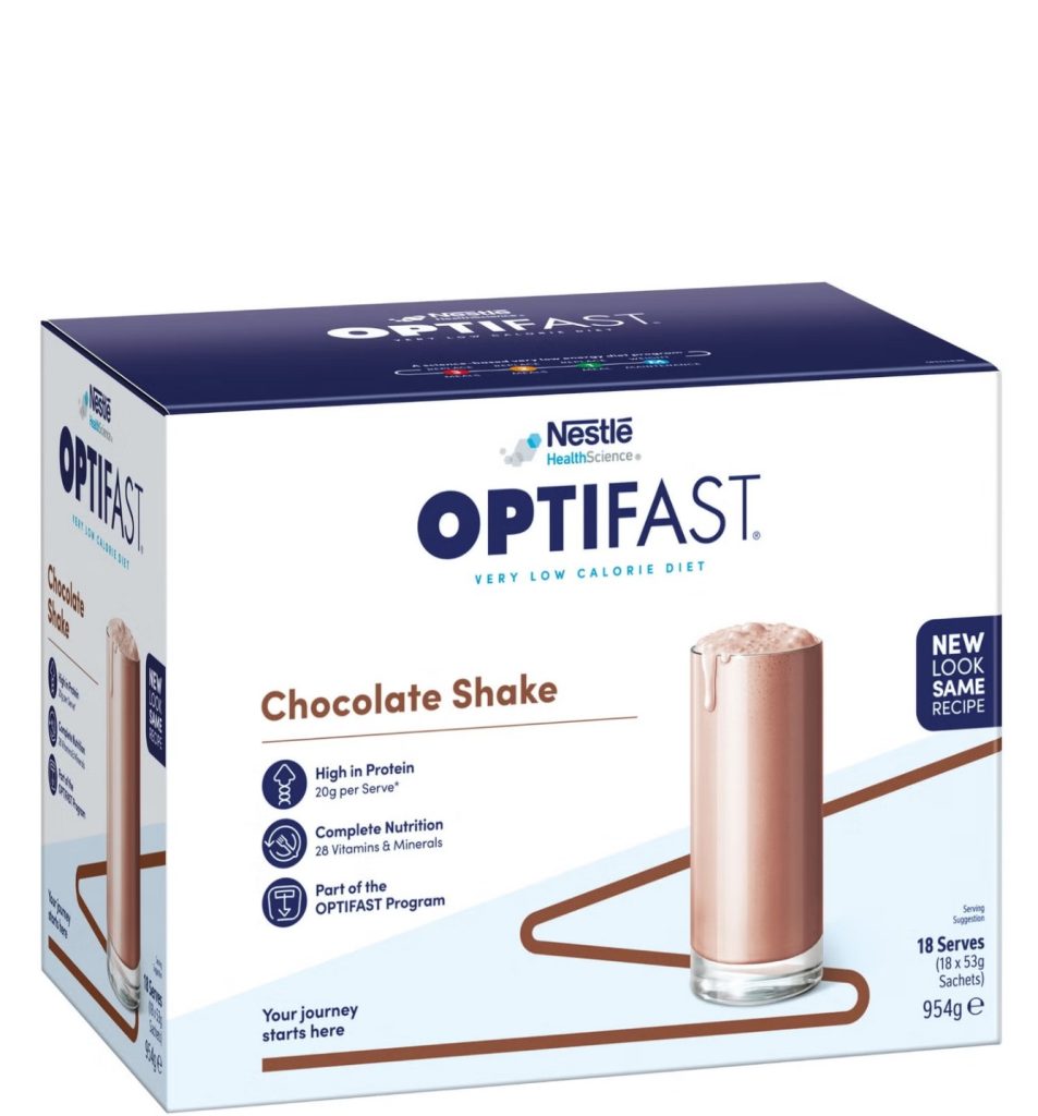Optifast Shake Box Chocolate (18) - Nutritional Solutions