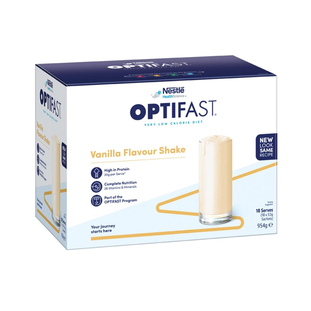 Optifast Shake Box Vanilla (18) - Nutritional Solutions